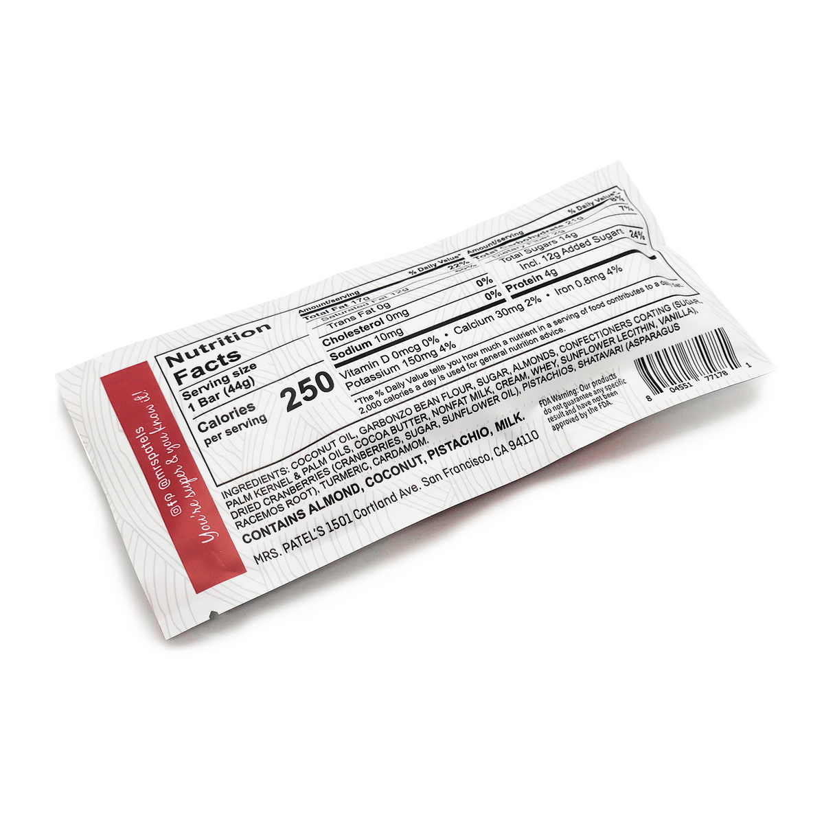 Superbars - Energy bars for women - White Chocolate & Cranberries – Mrs ...